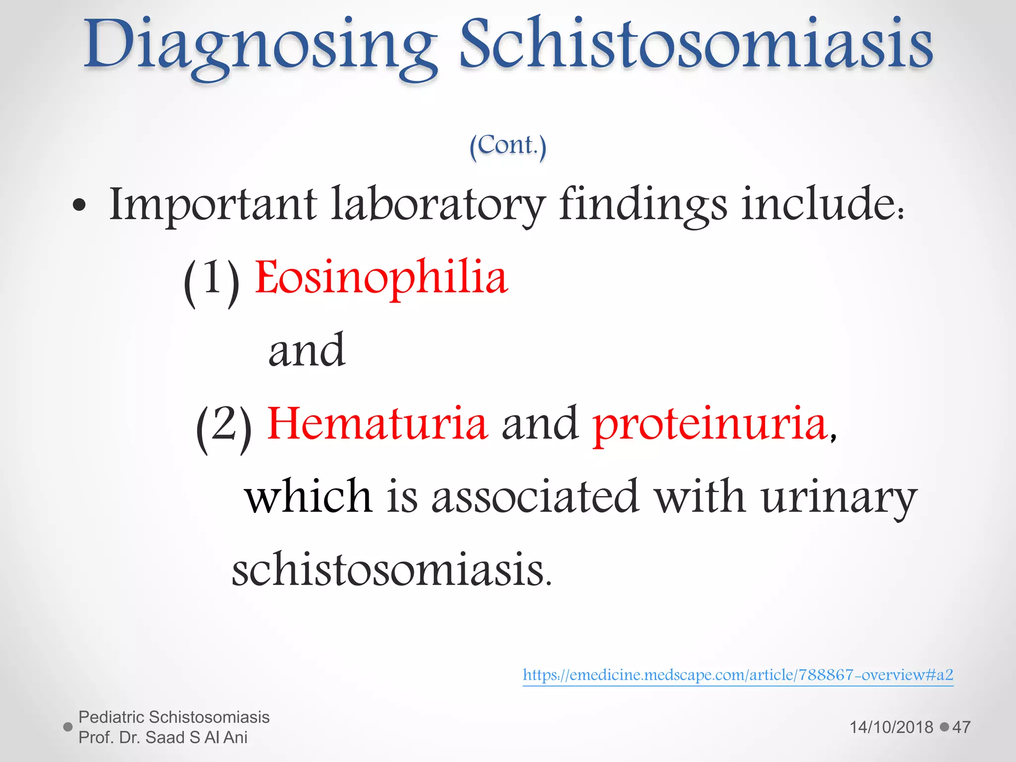 Schistosomiasis | PPTX