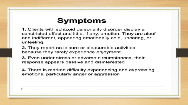 Schizoid and Schizotypal Disorder[..pptx
