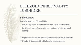 Understanding Schizoid Personality Disorder: Psychodynamic Roots ...