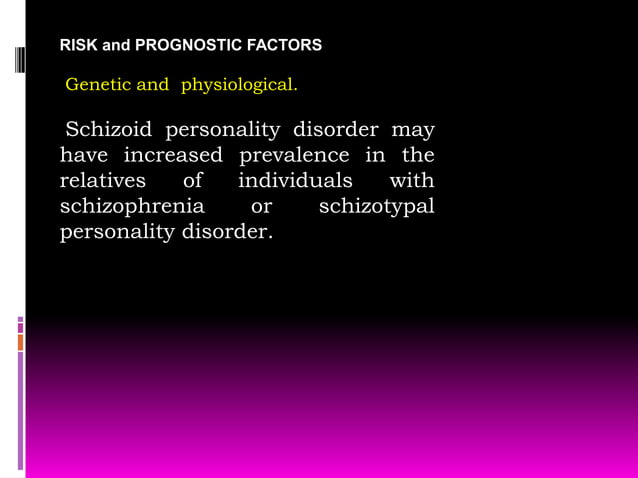 Schizoid personalty disorder 2018 | PPT