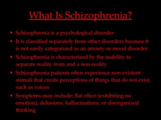 Schizophrenia Powerpoint | PPT