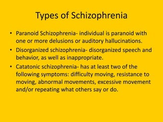Schizophrenia | PPTX