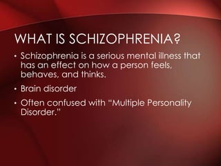 Schizophrenia | PPTX