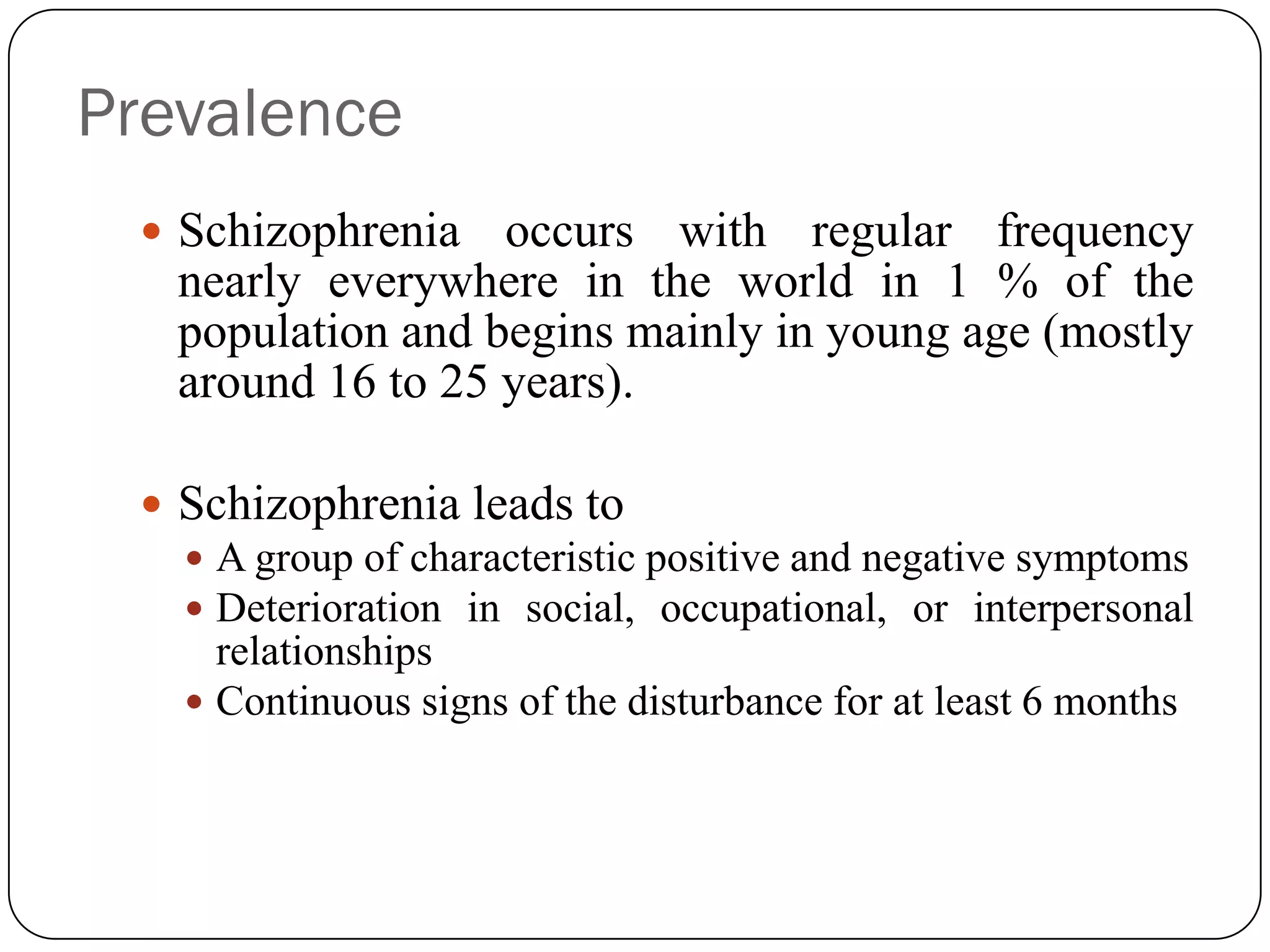 Pathophysiology of Schizophrenia | PDF