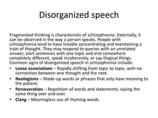 Understanding of the brain -Schizophrenia | PPT