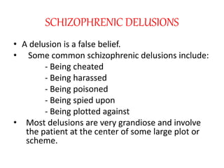Schizophrenia | PPTX