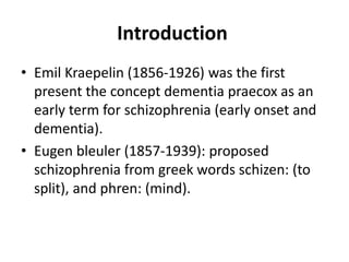 Schizophrenia | PPTX