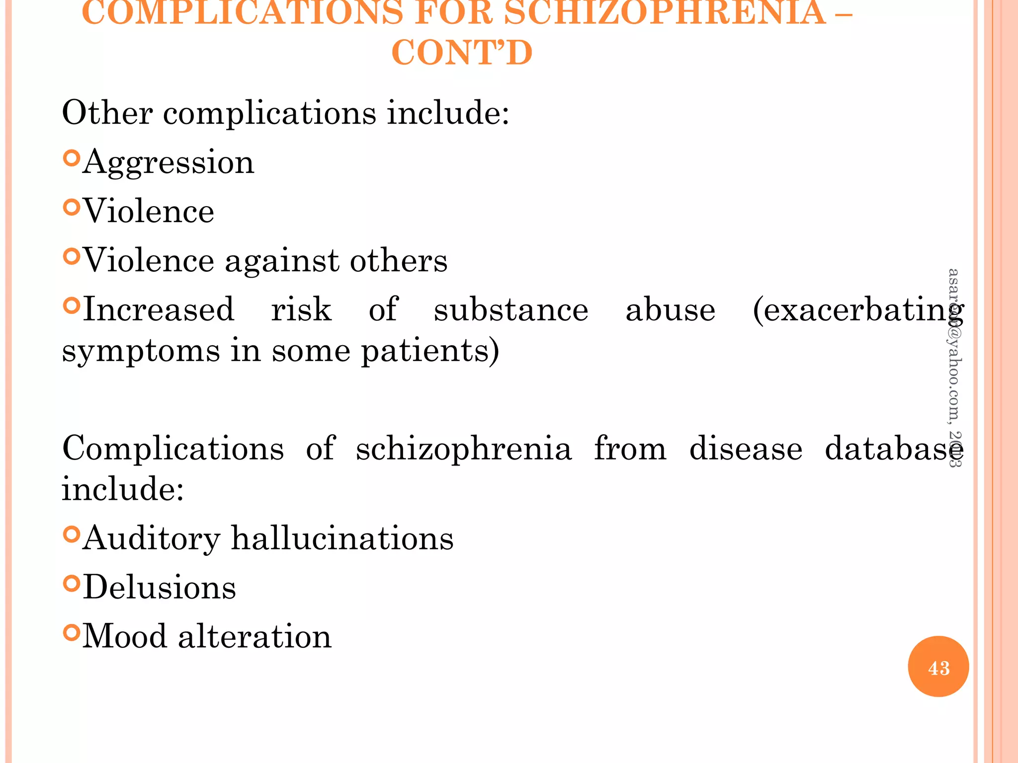 Schizophrenia | PPT