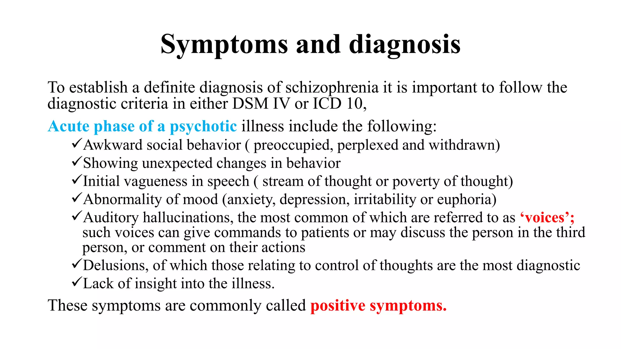 Pharmacotherapy of Schizophrenia | PPTX
