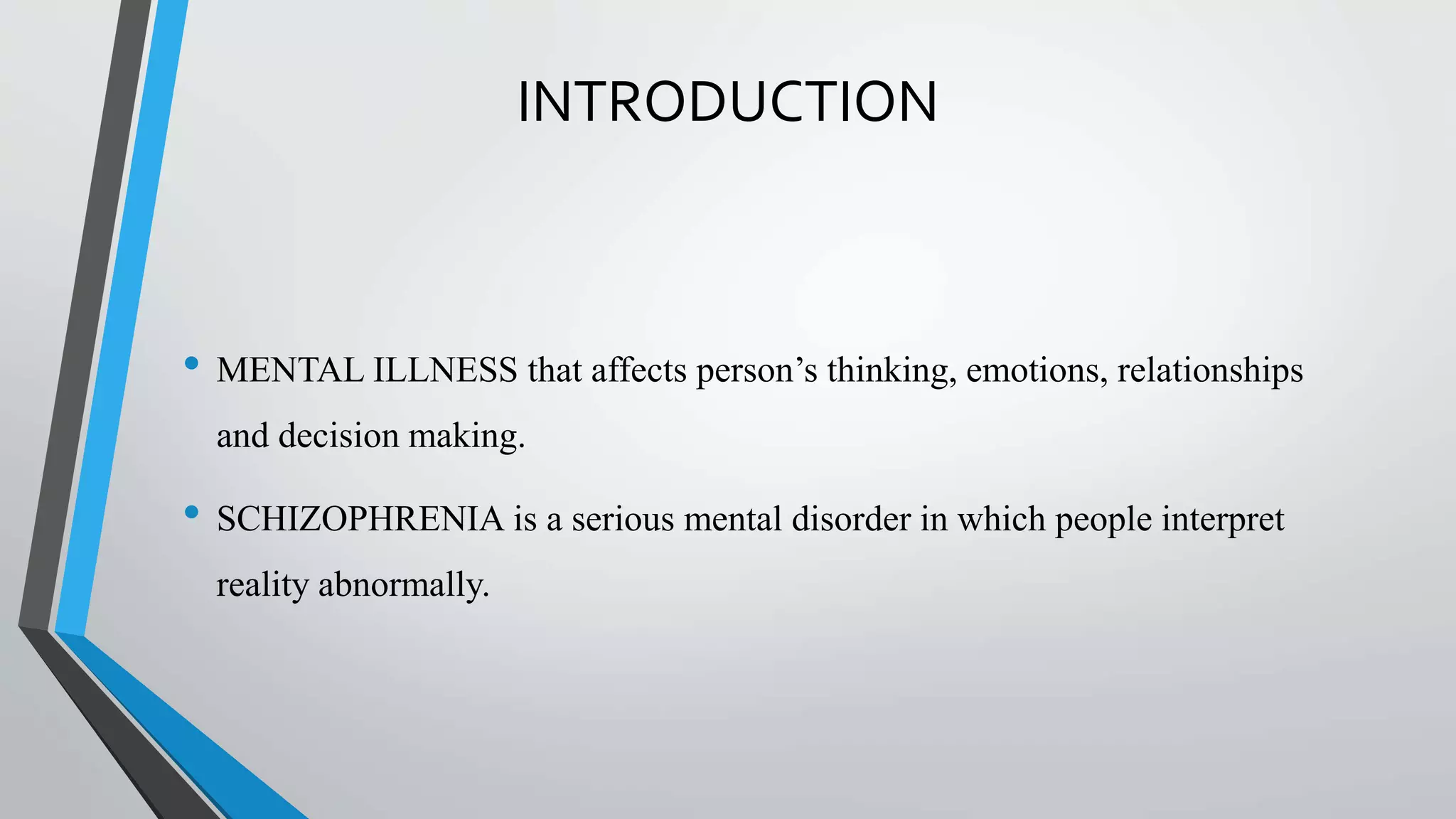 Schizophrenia | PPTX | Mental Health | Diseases and Conditions