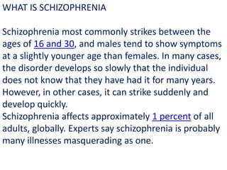 Schizophrenia | PPTX