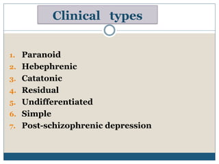 Schizophrenia (Psychotic condition) | PPT