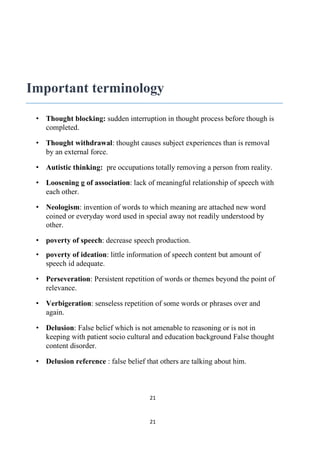 Schizophrenia Mental Health Nursing | PDF
