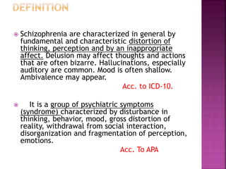 Schizophrenia | PPTX