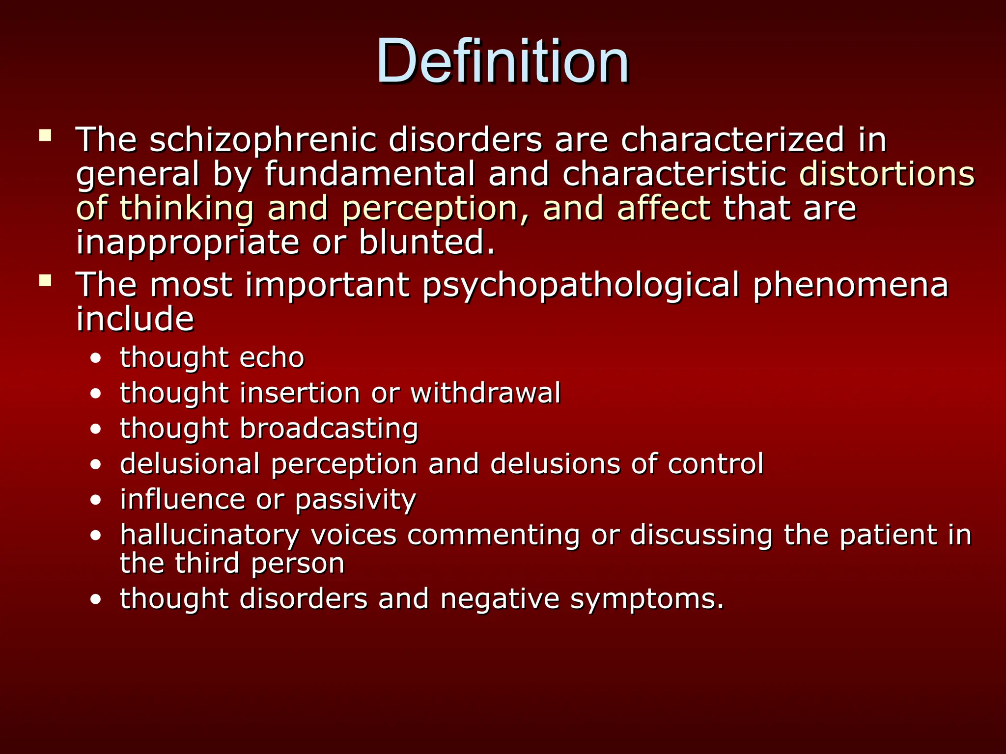 Schizophrenia symptoms and treatment .ppt