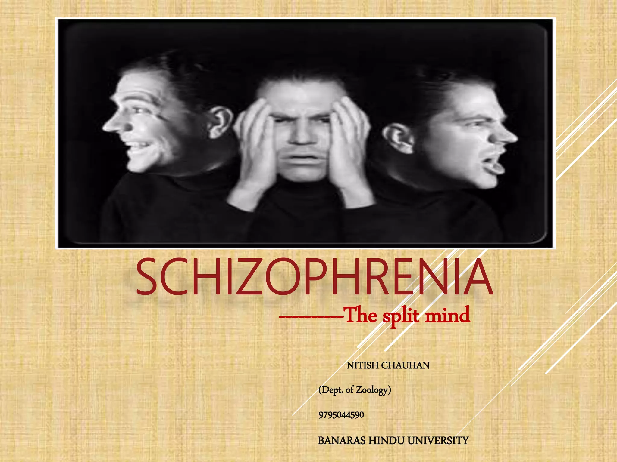 Schizophrenia --the split mind | PPTX