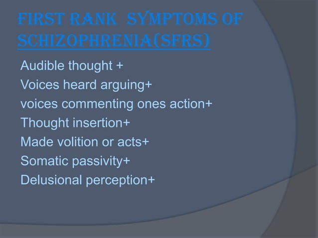 Schizophrenia case presentation. | PDF | Mental Health | Diseases and Conditions