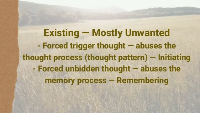 Schizophrenia is a thought disorder. | PDF