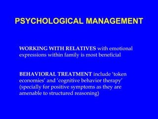 Schizophrenia management-prof. fareed minhas | PPT