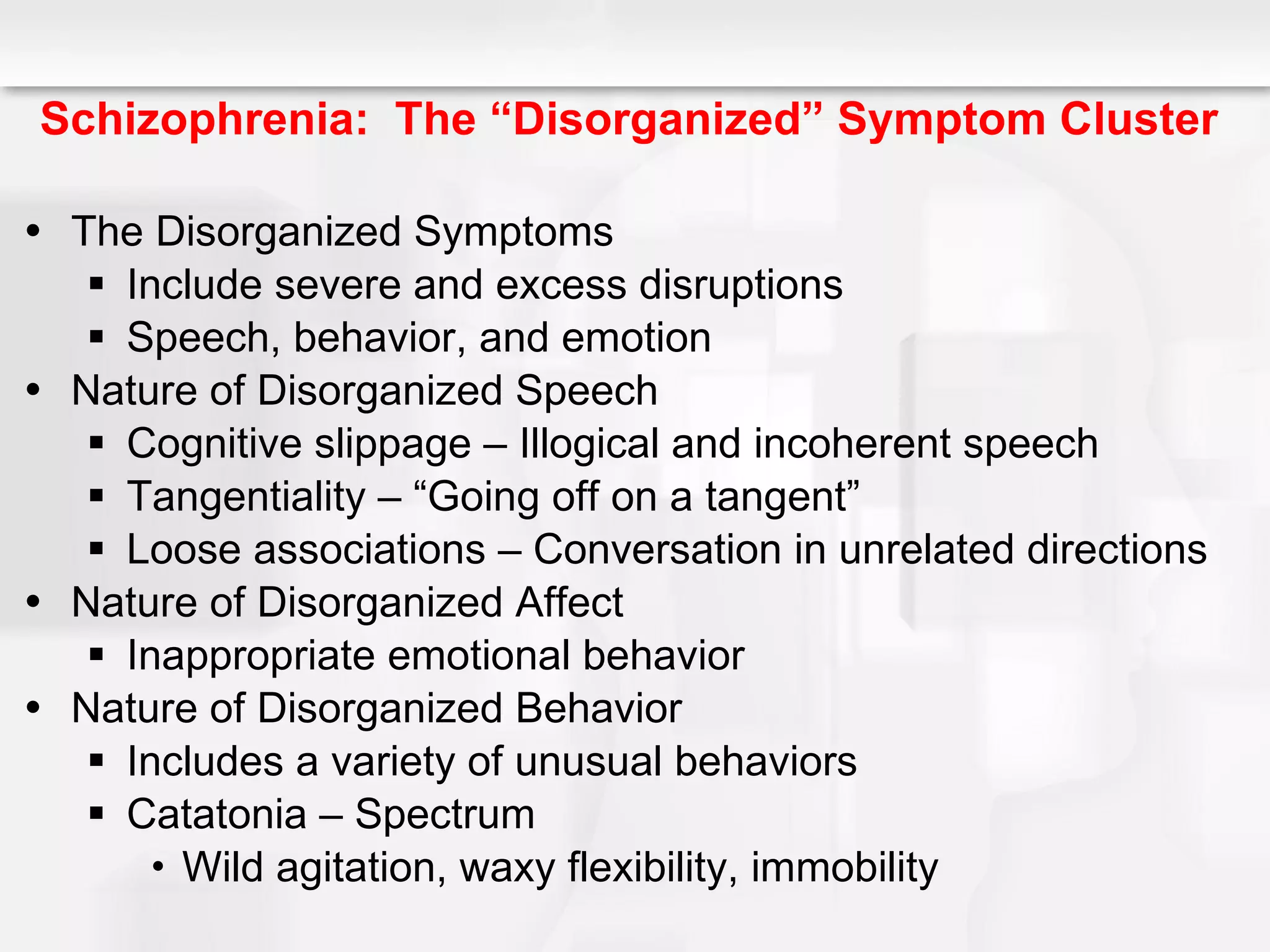 Schizophrenia & other psychotic disorder | PPT