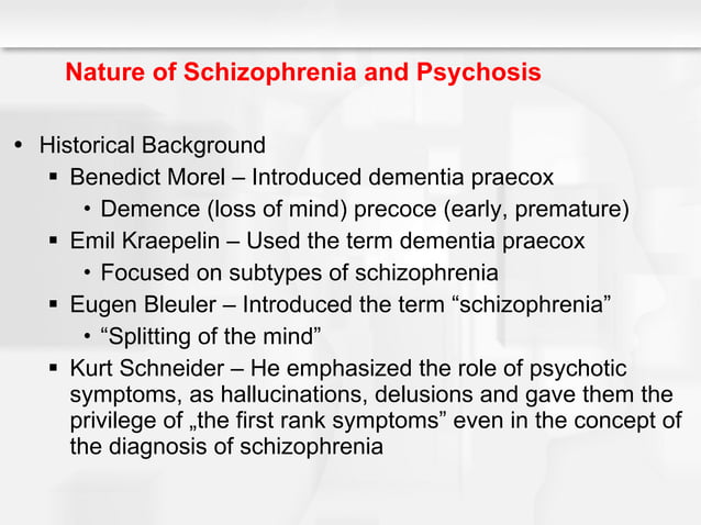 Schizophrenia & other psychotic disorder | PPT