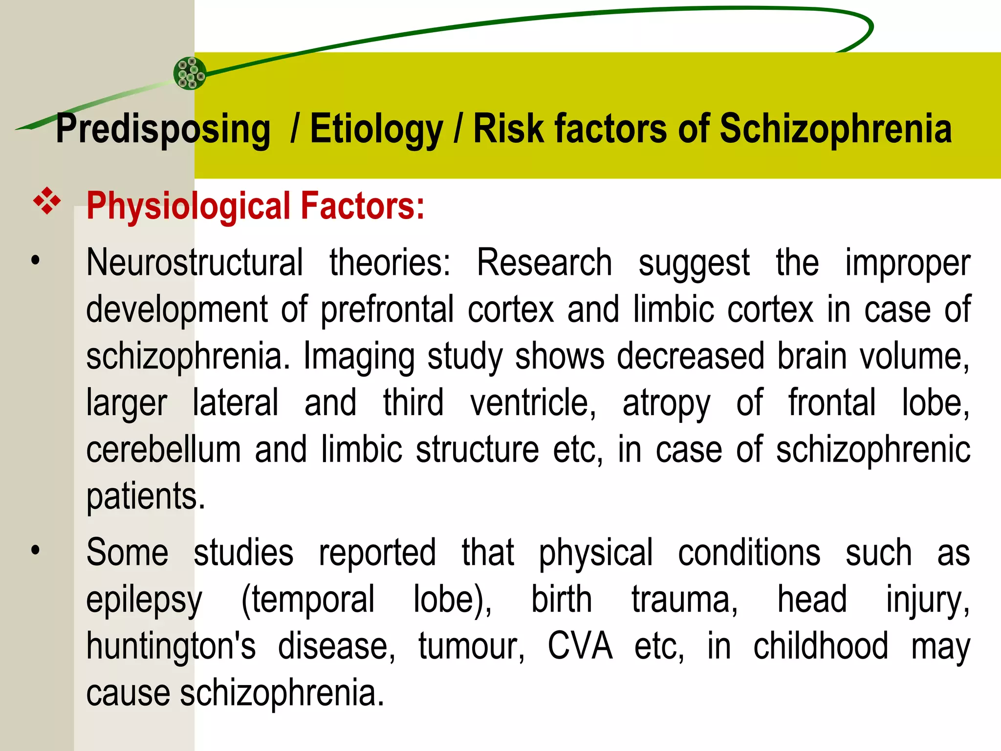 Schizophrenia & other psychotic disorders | PPT