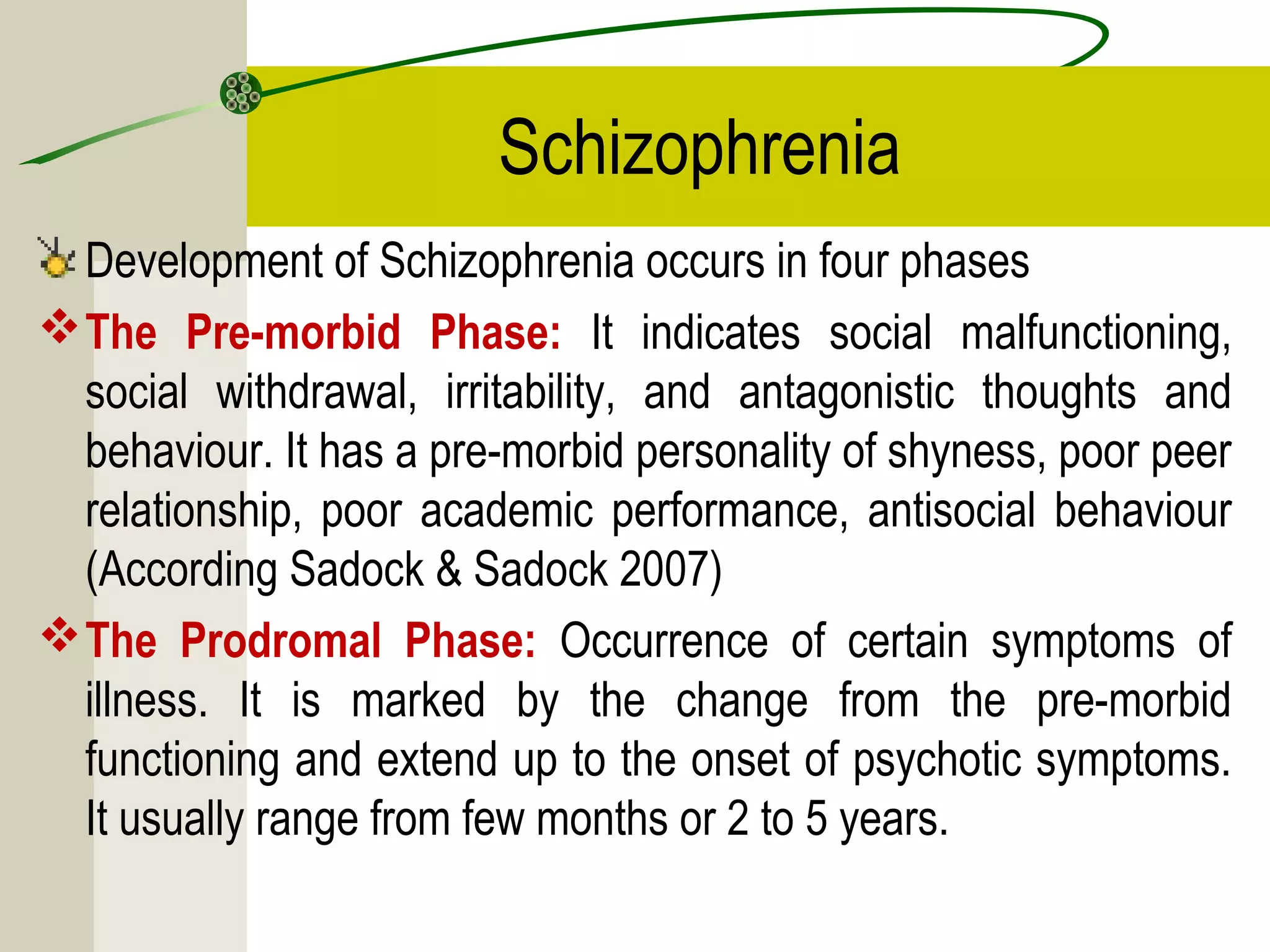 Schizophrenia & other psychotic disorders | PPT