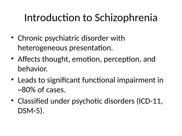 Schizophrenia_Postgraduate_Presentation.pptx