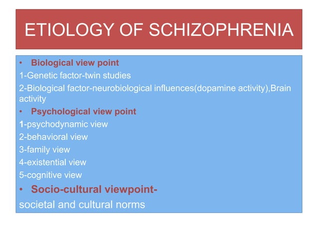 Schizophrenia ppt.pptx | Mental Health | Diseases and Conditions