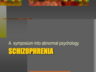 Schizophrenia Presentation | PPTX | Brain and Nervous System Disorders ...