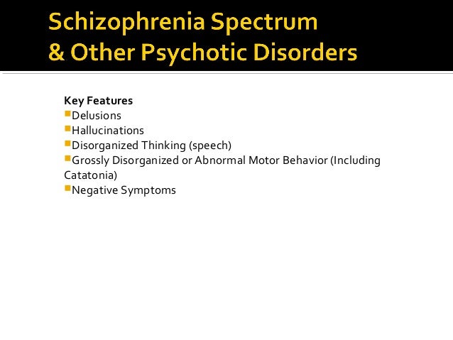 Schizophrenia Spectrum & Other Psychotic Disorders for NCMHCE Study