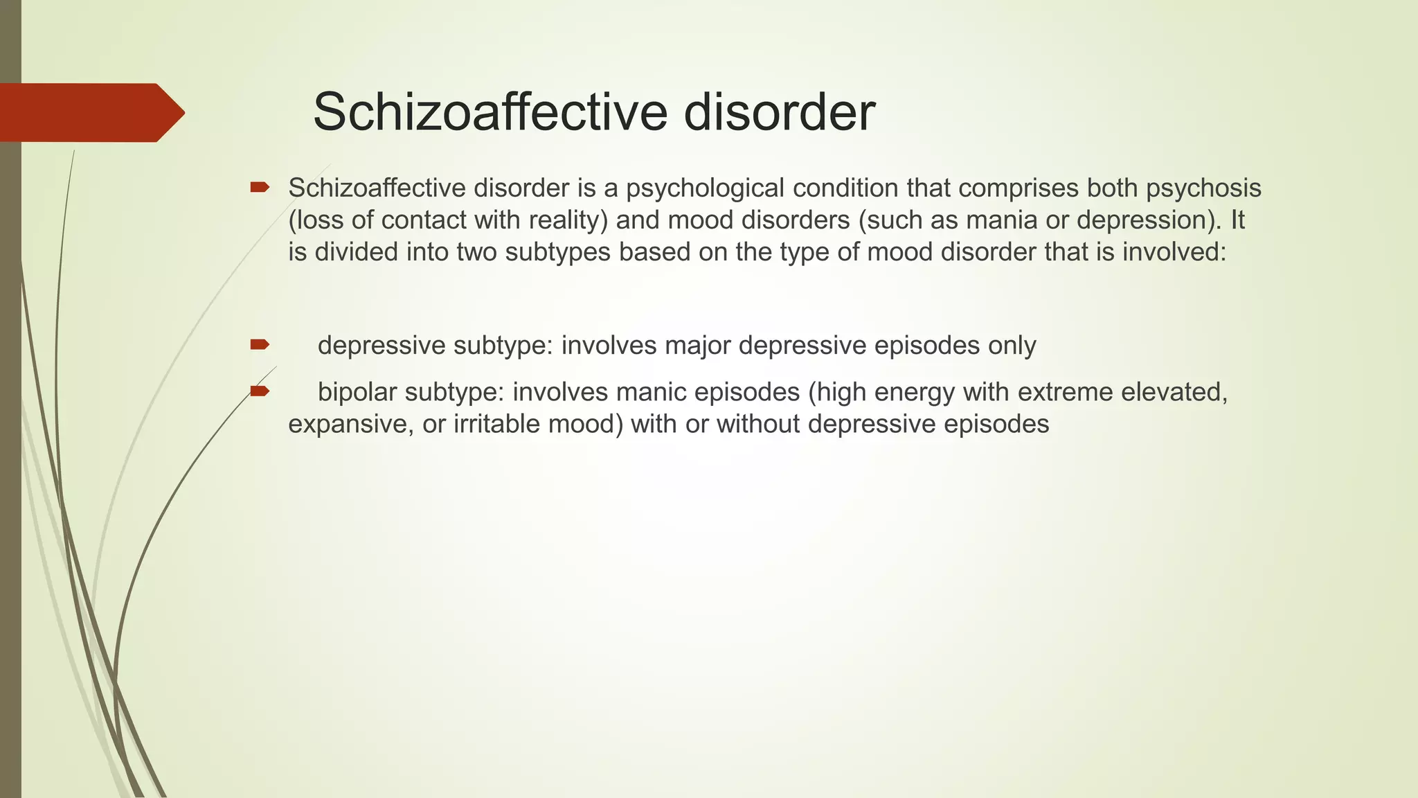 Schizophrenia Spectrum and Other Psychotic Disorders | PPTX