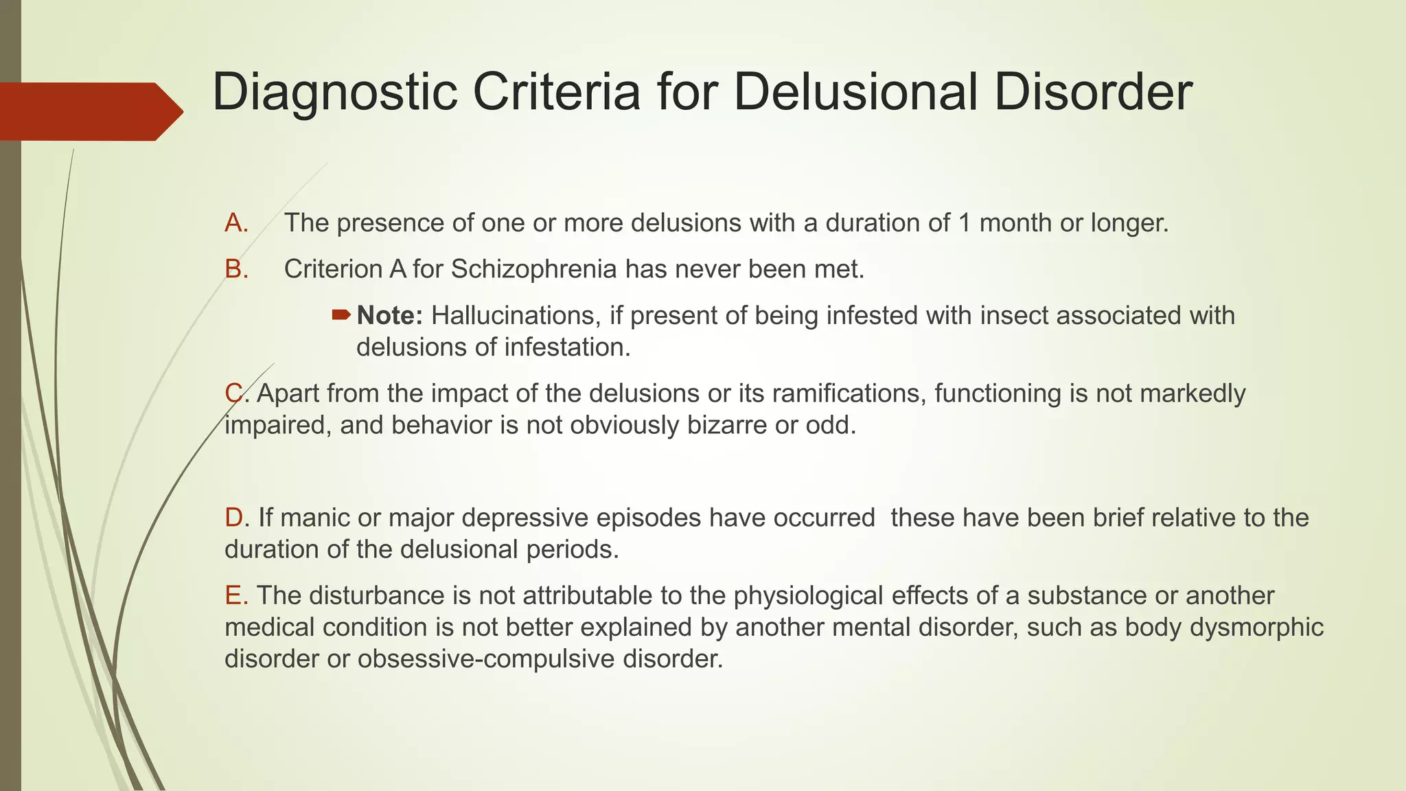 Schizophrenia Spectrum and Other Psychotic Disorders | PPTX