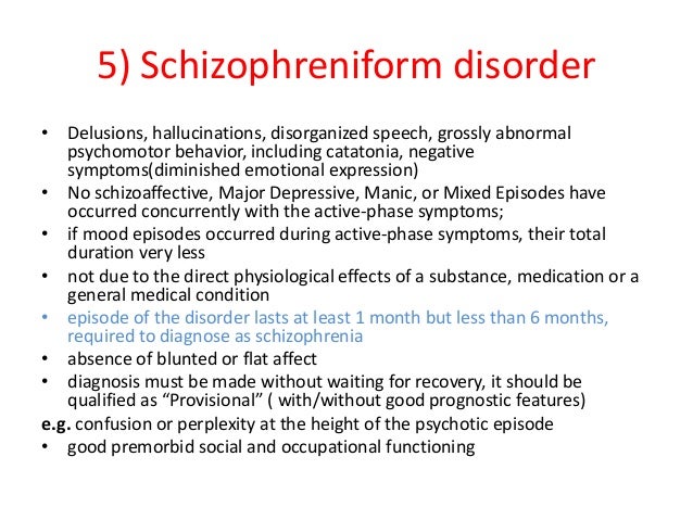 Schizophrenia spectrum disorder
