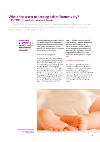 Experiments with FAVOR® Superabsorbents | PDF