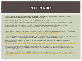 Schlesinger 2013 | PPT