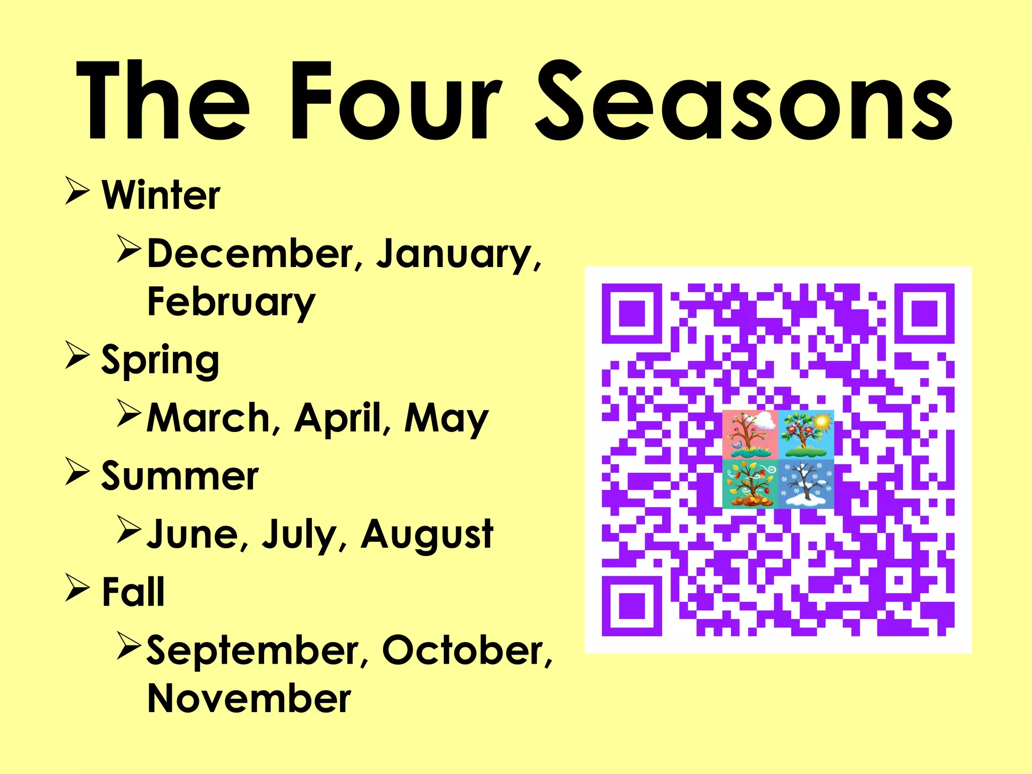 The Four Seasons | PPT