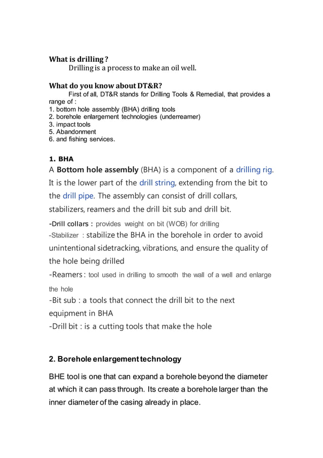 Schlumberger test | DOCX | Civil Engineering Industry | Industries