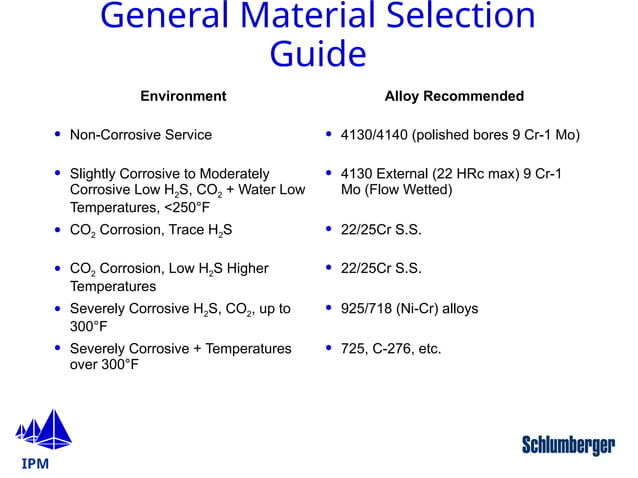 Schlumberger Materials Selection drilling .pptx