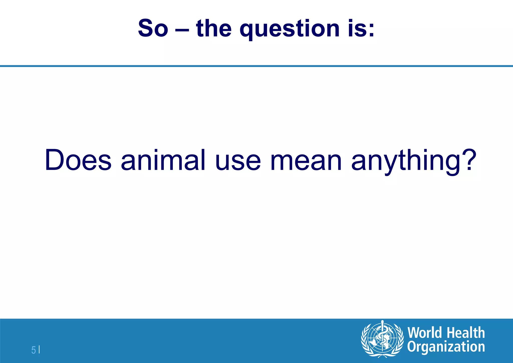 Antimicrobial resistance from use of antimicrobials in food animals | PPT