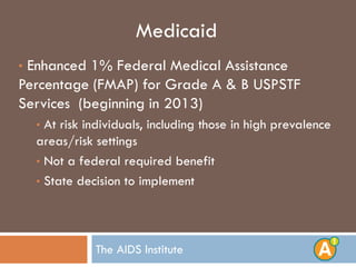 Opportunities for Expanding HIV Testing through Health Reform | PDF ...