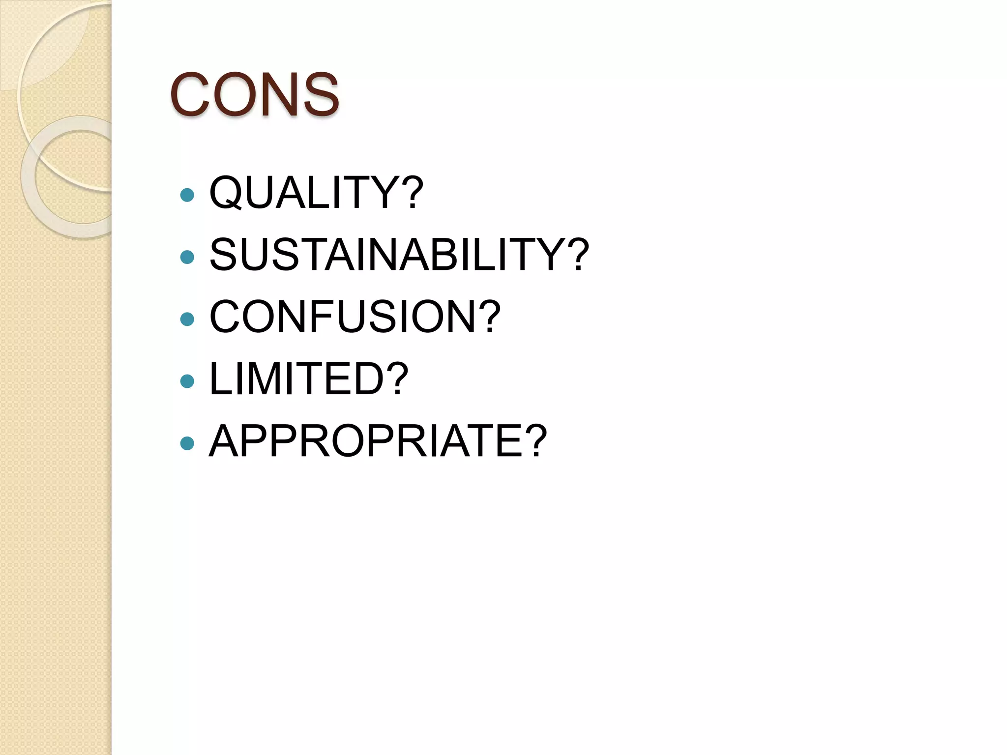 Schmidt, J., OEF Final Project Open Educational Resources Pros & Cons | PPT