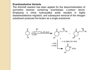 Schmidt reaction | PPTX