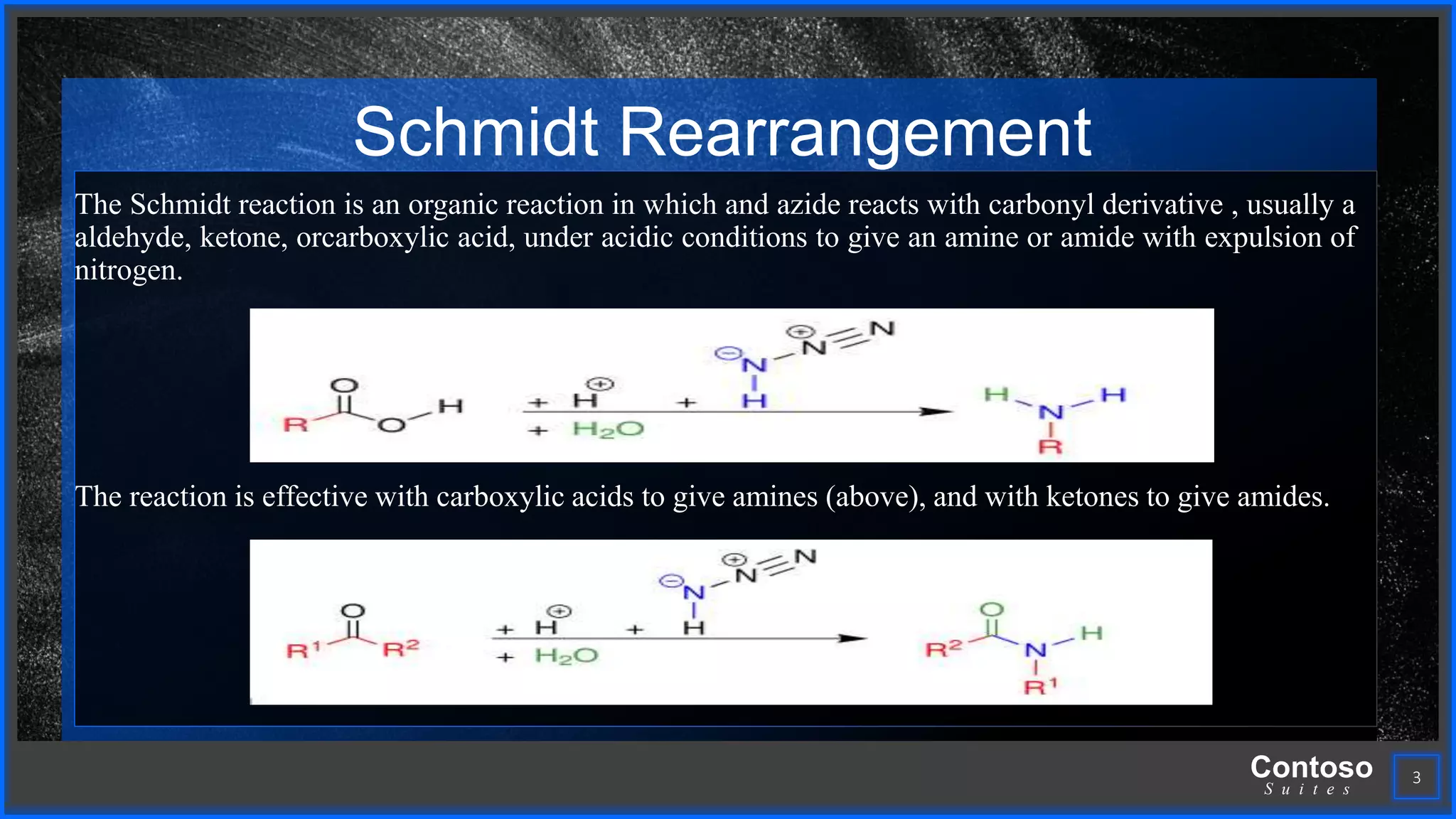 Schmidt rearrangement | PPTX