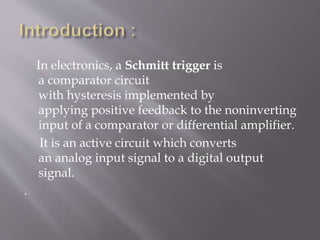 Schmitt trigger | PPT
