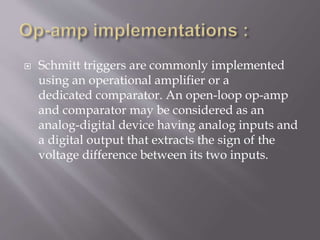 Schmitt trigger | PPT
