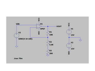 Schmitt trigger circuit using LT spice software | PPTX