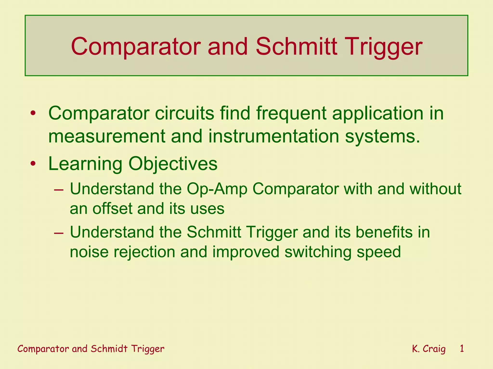 Schmitt trigger basics | PDF