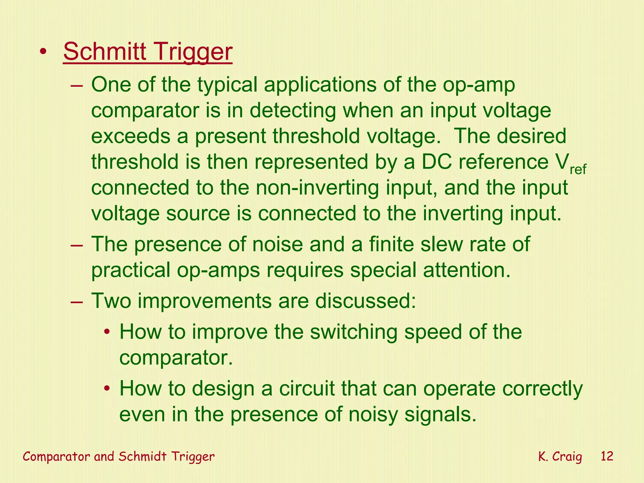 Schmitt trigger basics | PDF