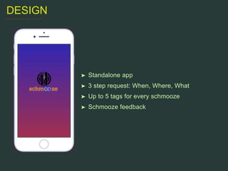 Schmooze- Build and foster your professional network | PPT